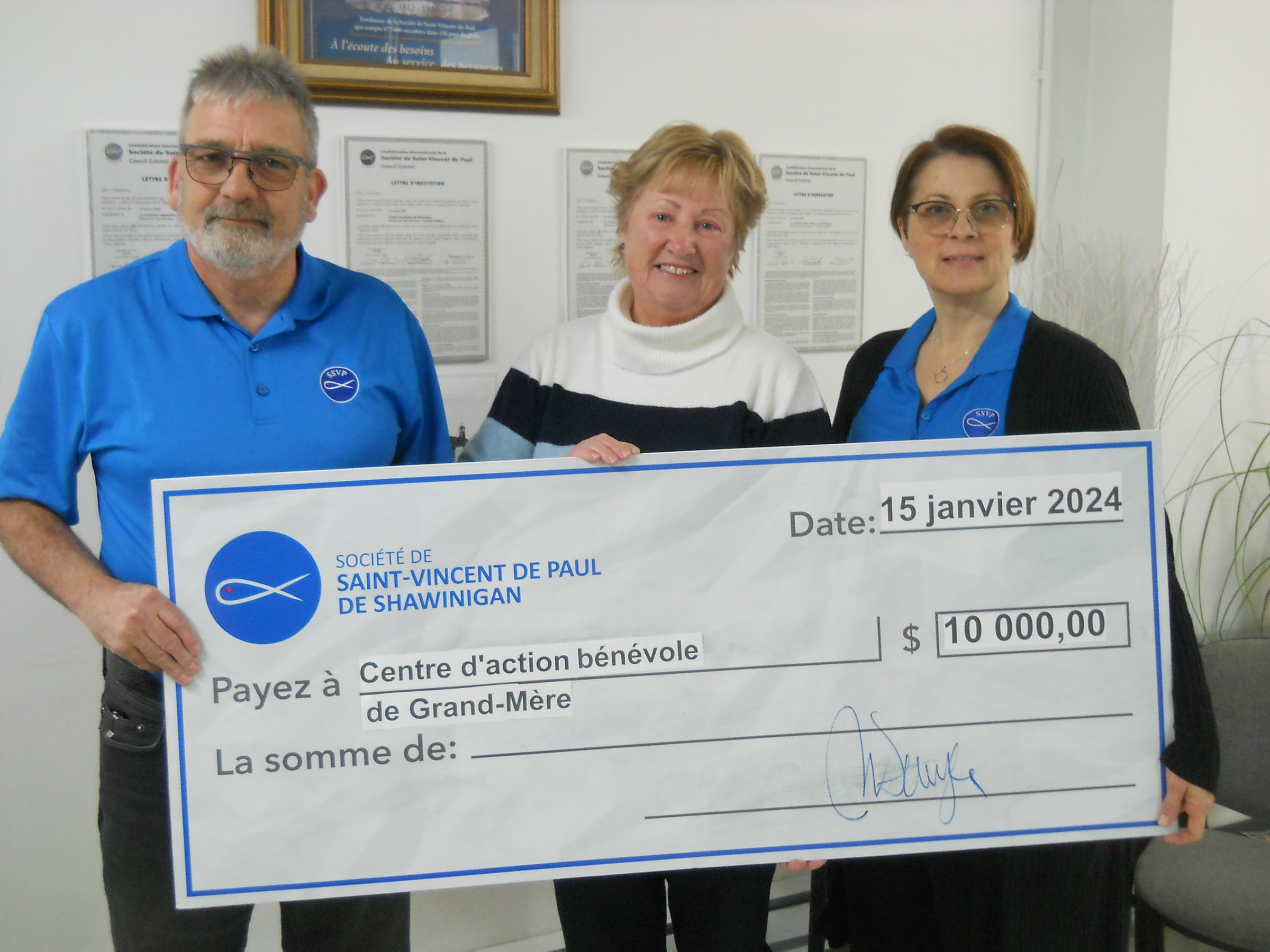 La Société Saint-Vincent-de-Paul soutient trois organismes de ...